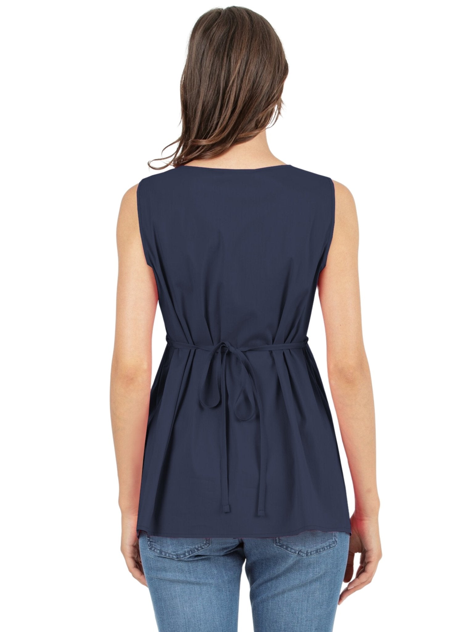 Maternity & Nursing Blouse - Blue – Mums and Bumps