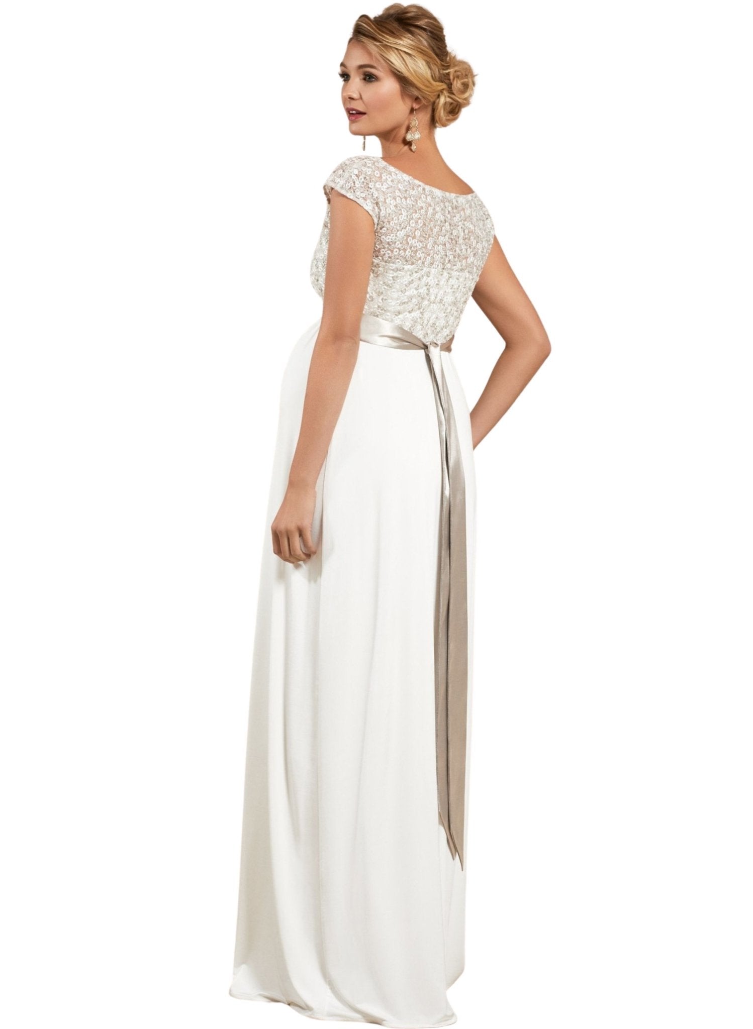 Mia Maternity Gown - Ivory – Mums and Bumps
