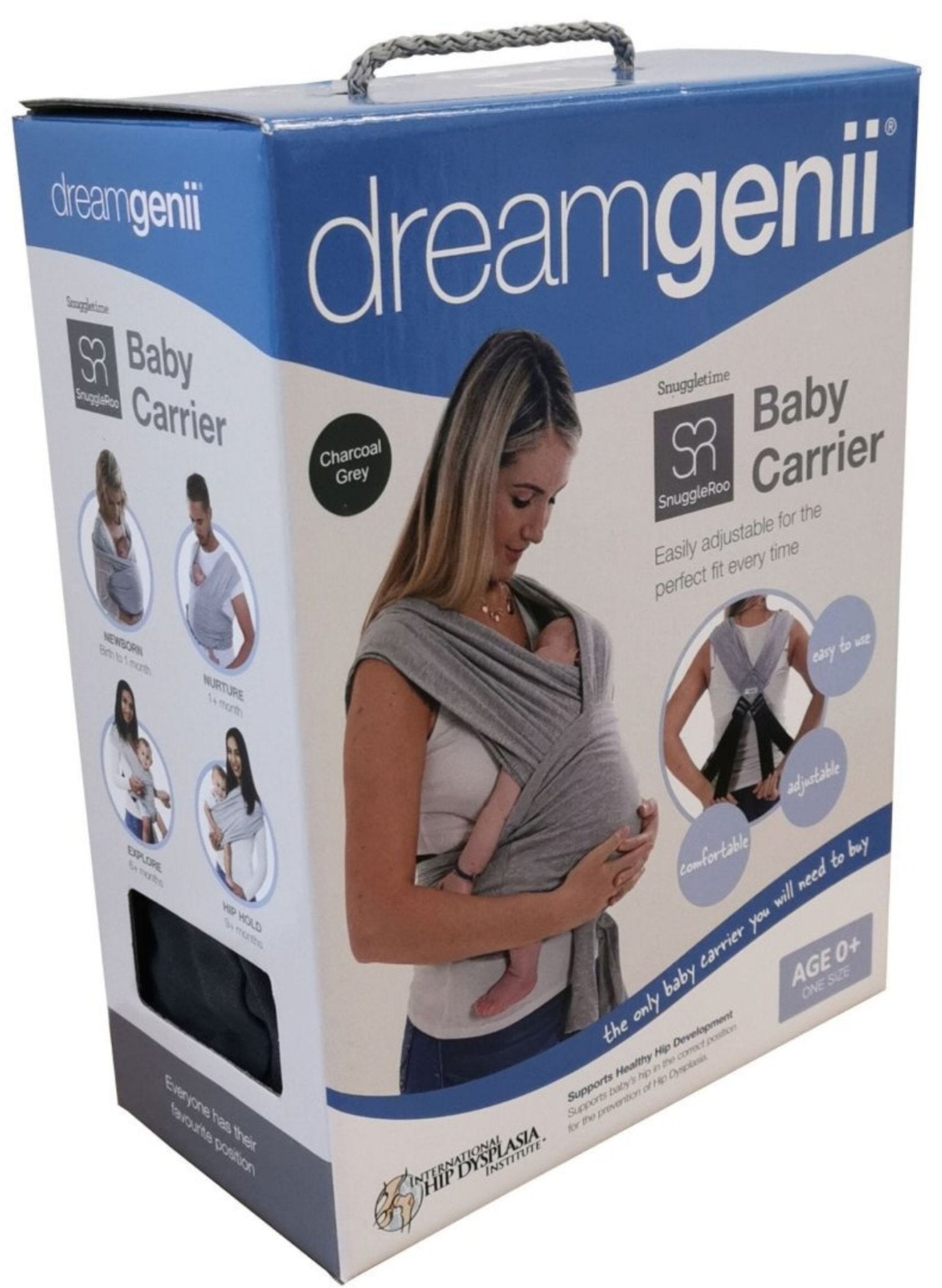 SnuggleRoo Baby Carrier - Light Grey – Mums and Bumps